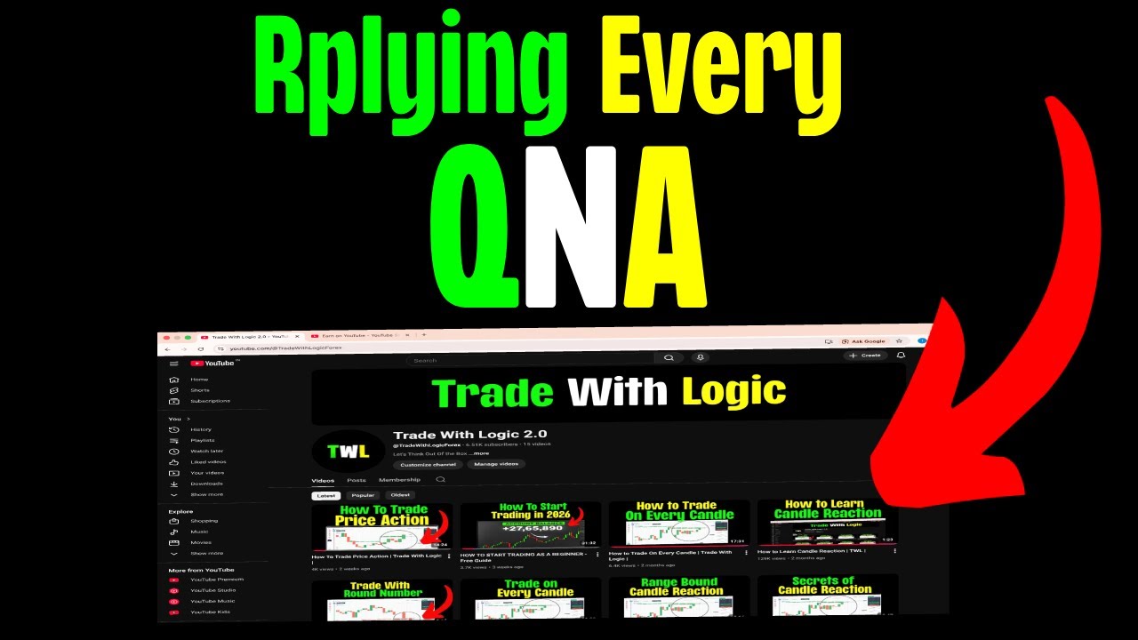 Answering Every Question Via QNA | Trade With Logic. - YouTube
