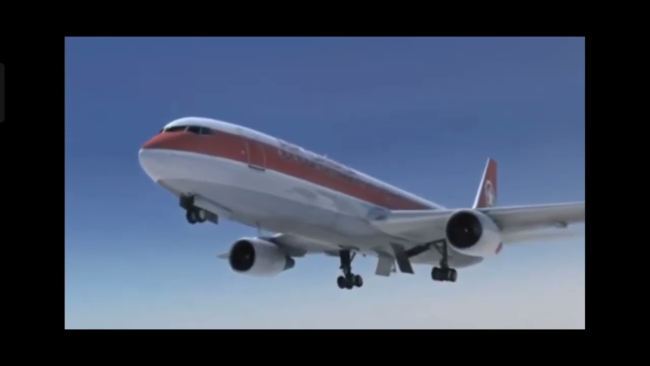 Air Canada 143 Landing Animation New - YouTube