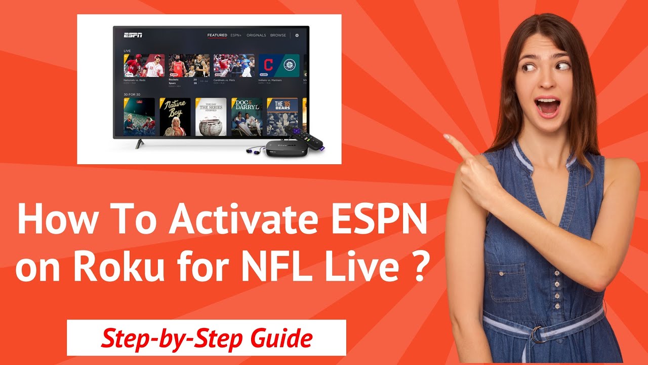 How to Activate ESPN on Roku for NFL Live ? | Step-by-Step Guide - YouTube