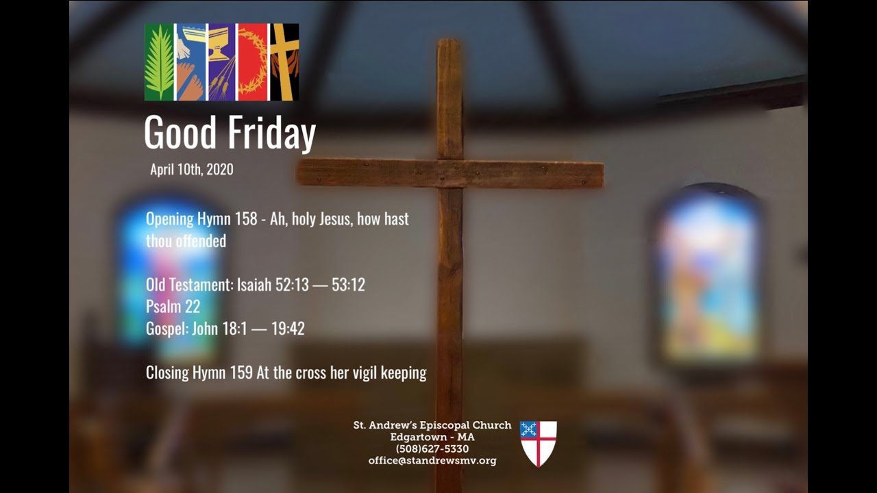 Good Friday - April 10th, 2020 - YouTube