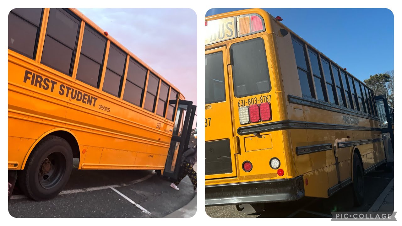 School Bus Spotting 2 different First Student School Buses that I was ...