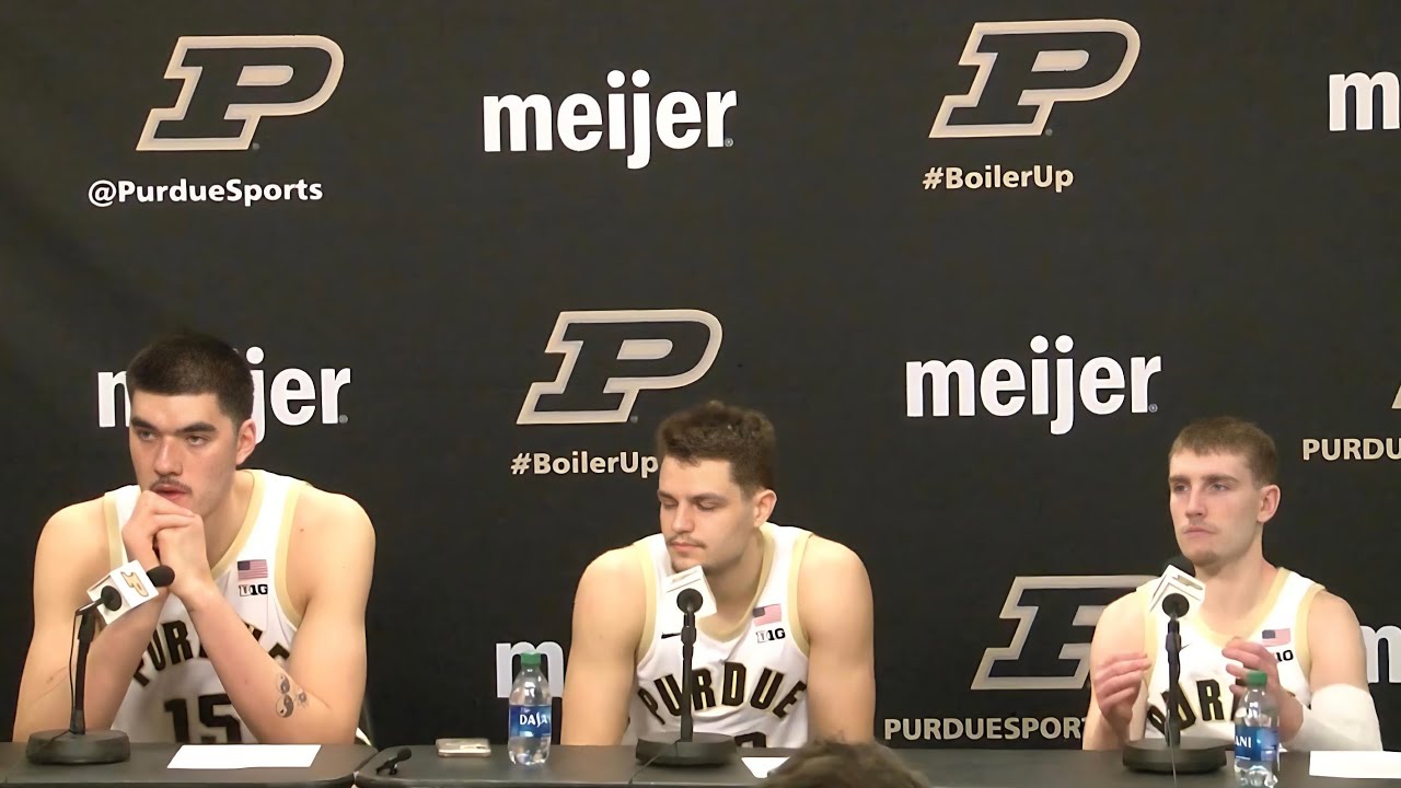 Purdue MBB Players Post-Game Press Conference After 96-68 Win vs ...