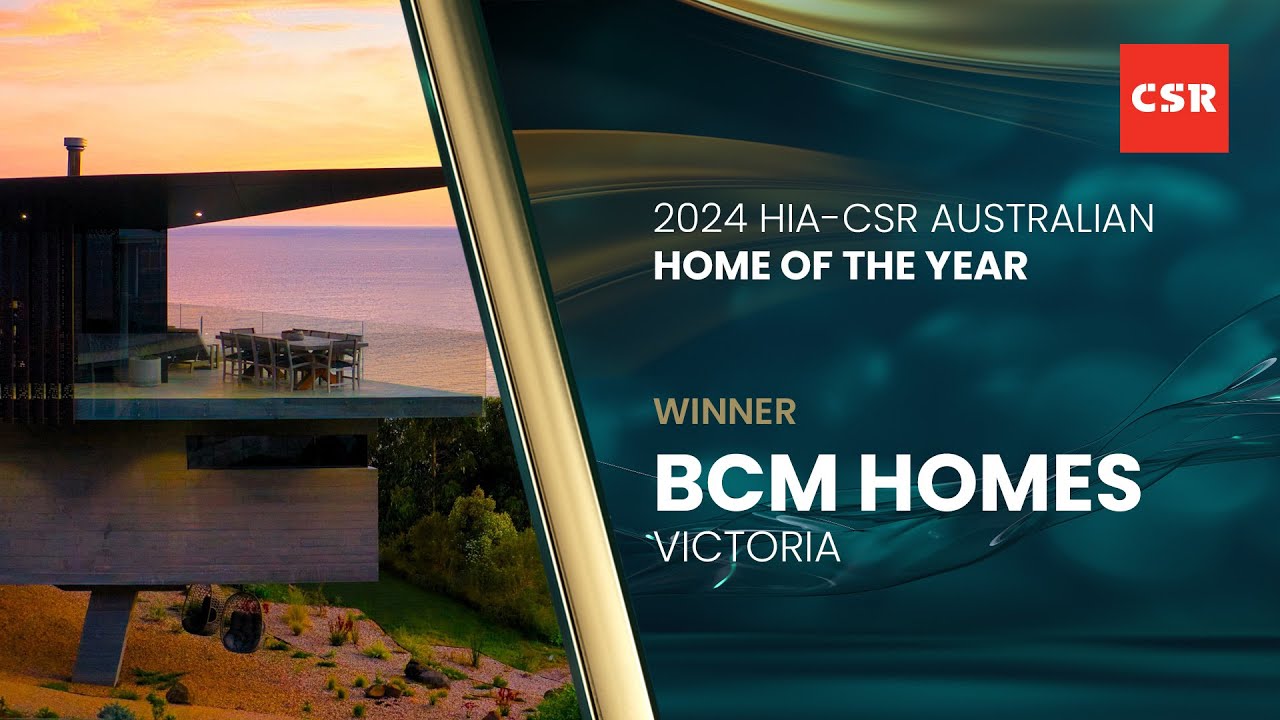 2024 HIA-CSR Australian Home of the Year Award Winner: BCM Homes - YouTube