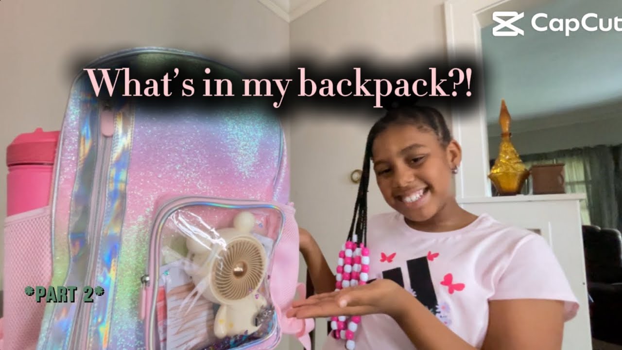 WHATS IN MY BACKPACK 🎒? PART 2 - YouTube