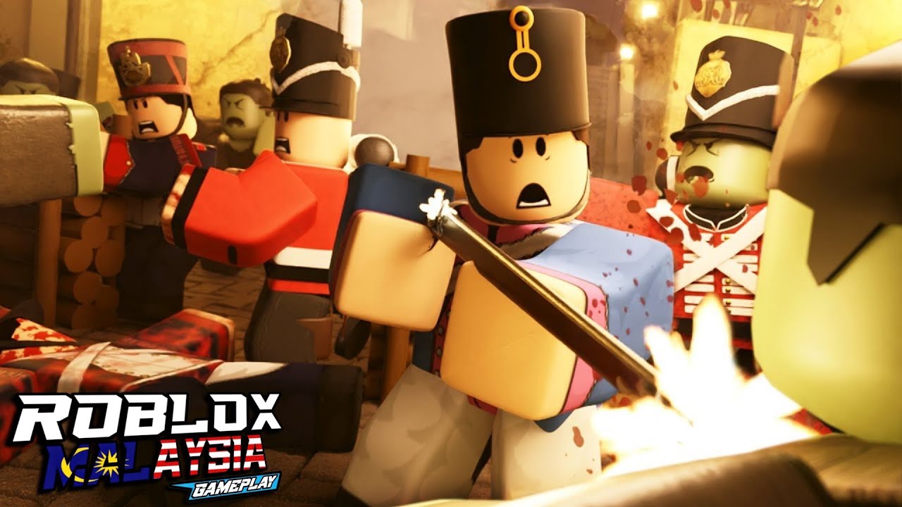 ZAMAN NAPOLEONIC!! SYAKIL JADI ASKAR UNTUK MENEWASKAN ZOMBIE!! | ROBLOX ...