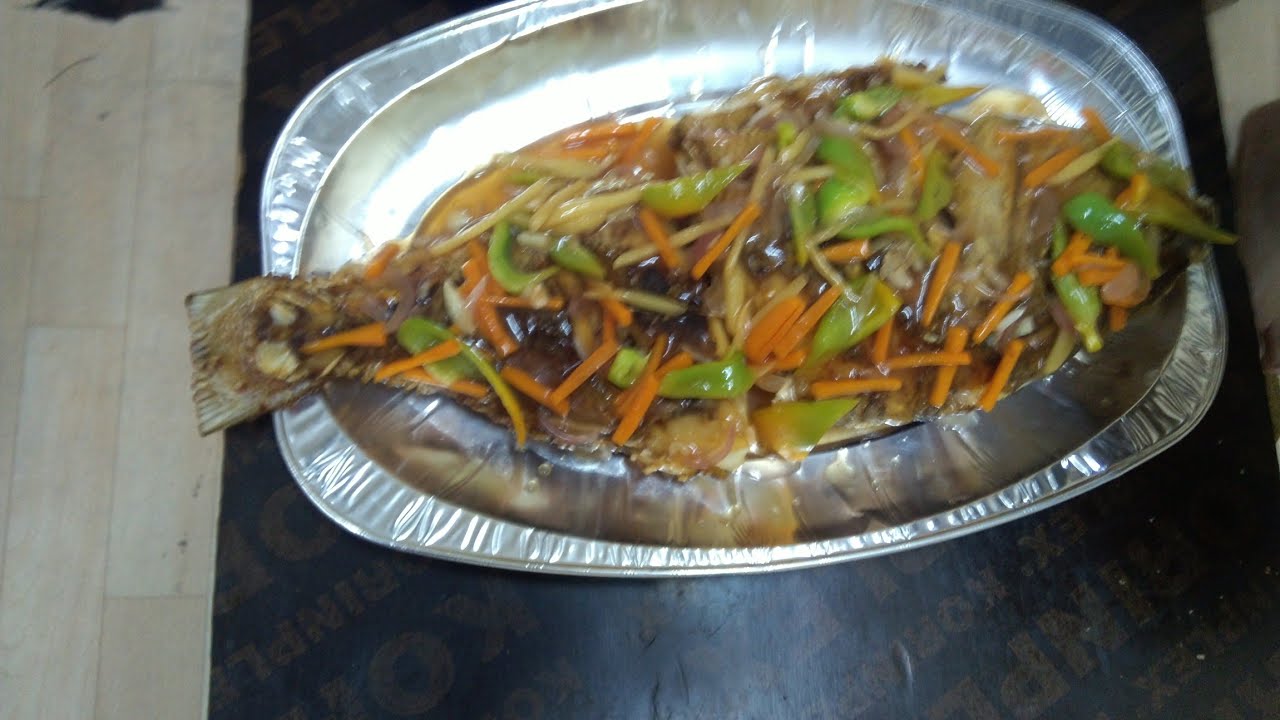 How to cook sweet and sour fish (Escabeche) (sheri fish) (tagalog ...