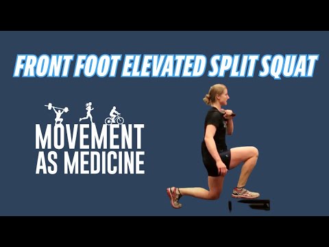 Front Foot Elevated Split Squat - YouTube
