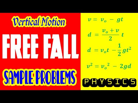 Free Fall Motion/ Sample Problems in Physics/Kinematics - YouTube