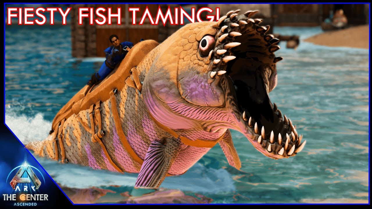 Taming A Chomping Xiphactinus! | Ark The Center EP11 - YouTube