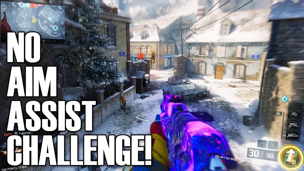 NO AIM ASSIST CHALLENGE! - Black Ops 3 Gameplay - YouTube