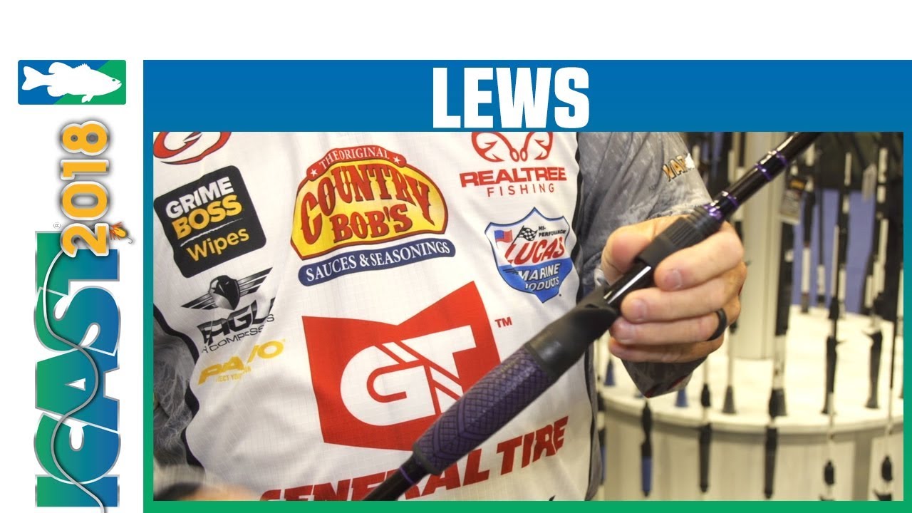 Lews Team Pro Ti Speed Stick Casting Rods with Mark Rose | iCast 2018 ...