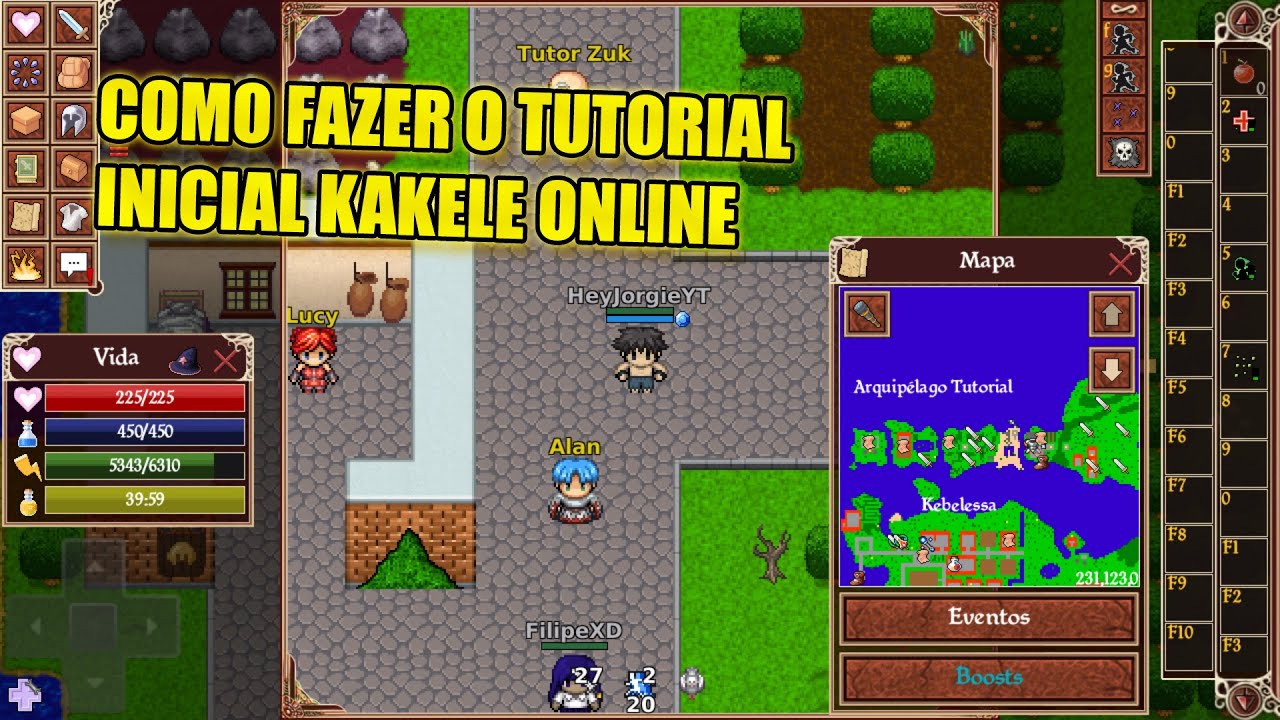 KAKELE ONLINE - como fazer o tutorial inicial - YouTube