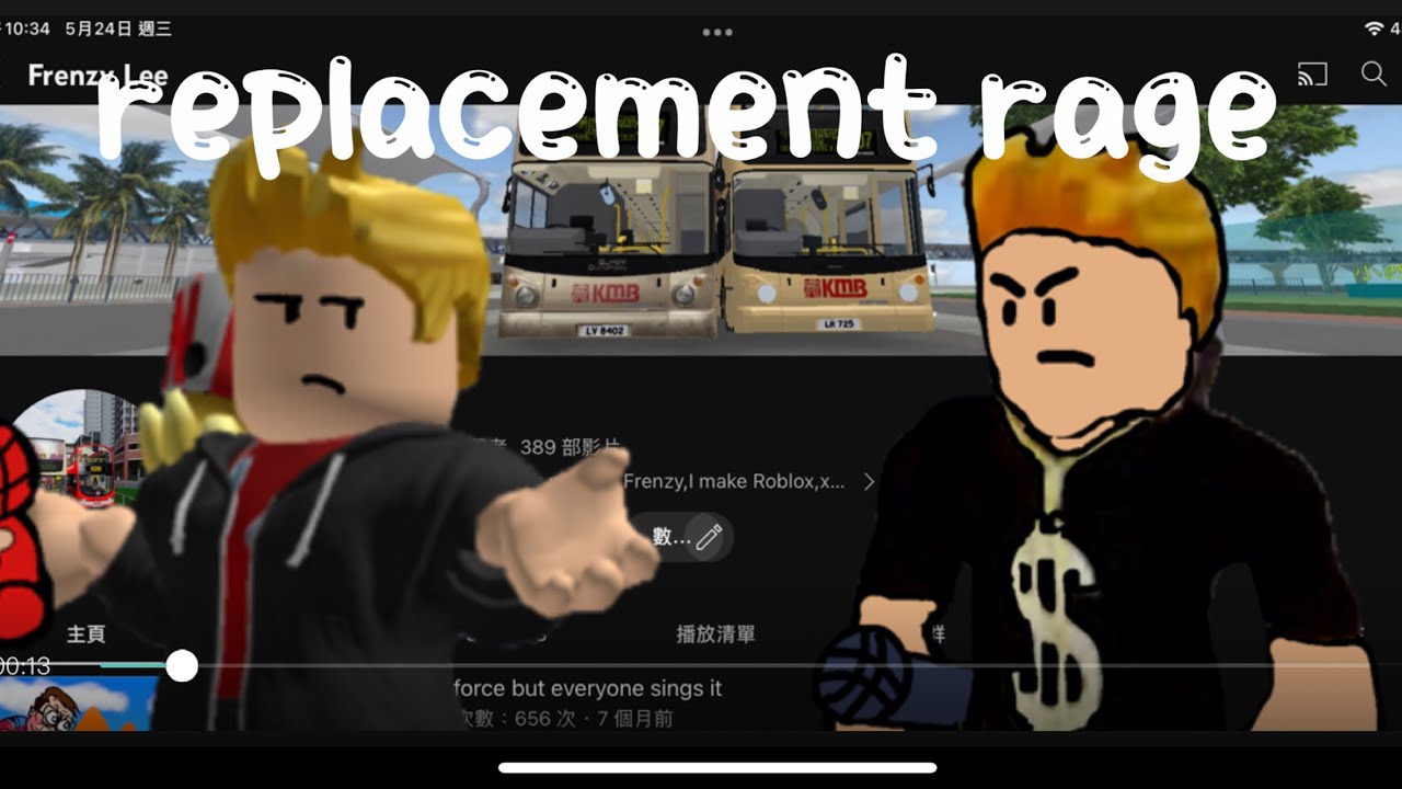 Replacement rage(fnf virgin rage but old frenzy lee and modern frenzy ...