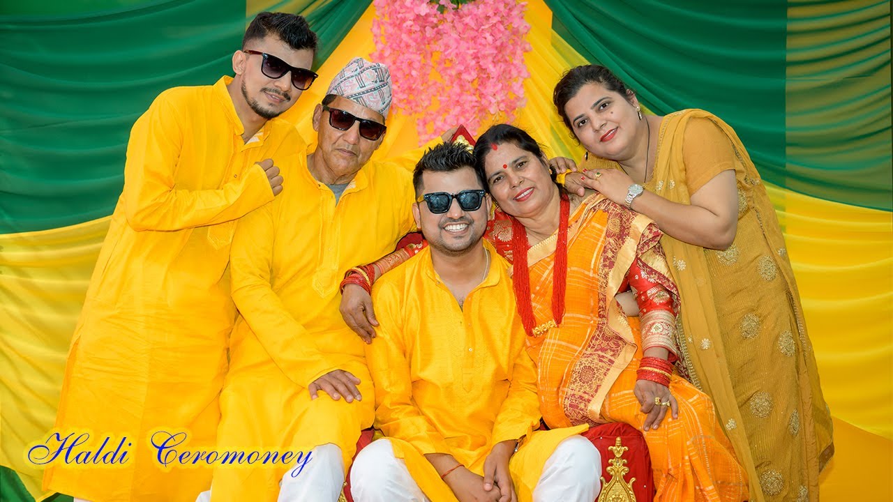 HALDI CEREMONY || GROOM DR.SANDESH PANDIT || - YouTube
