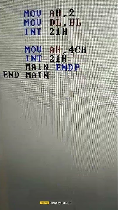Microprocessor and Interfacing System (Lab-1 Procedure) using EMU-8086 Input=Output - YouTube