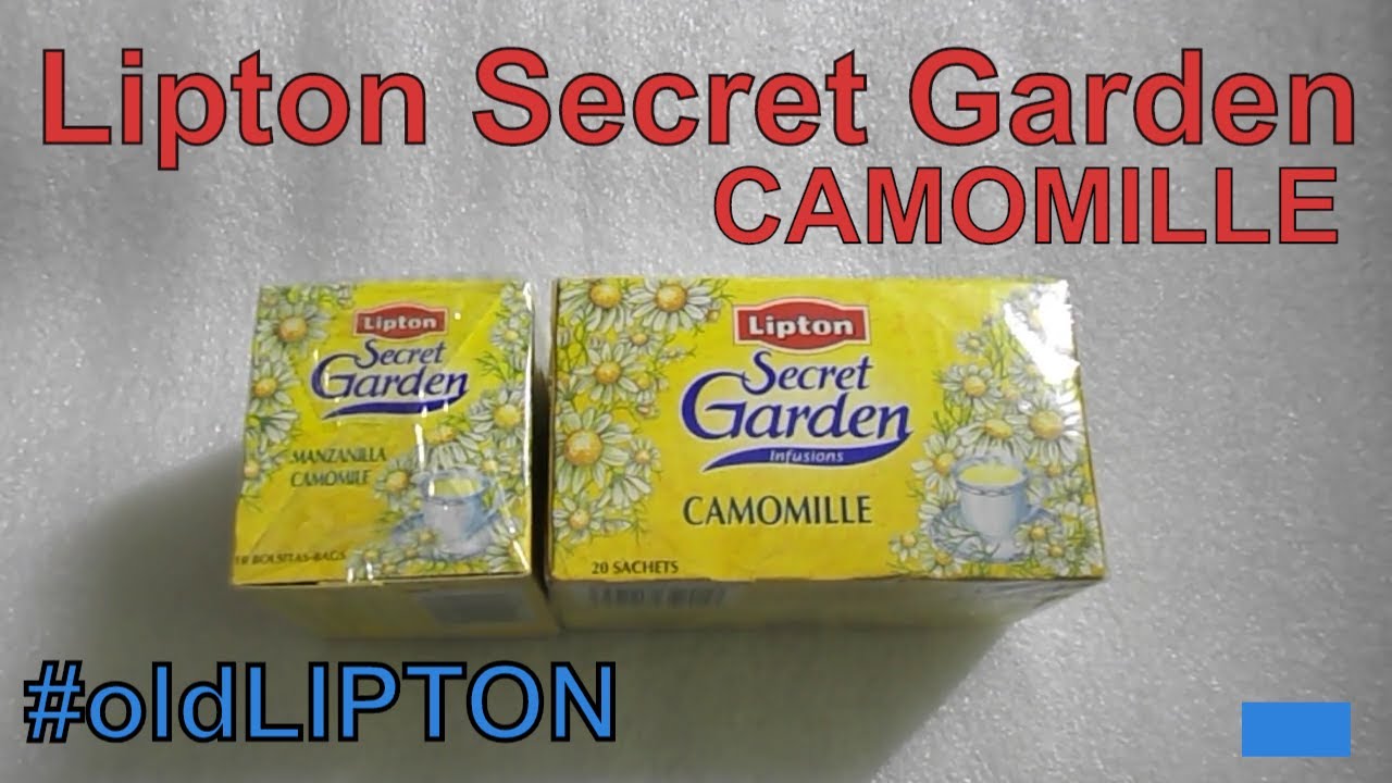 Посылка из Великобритании №2. Lipton Secret Garden Camomille 2 boxs ...