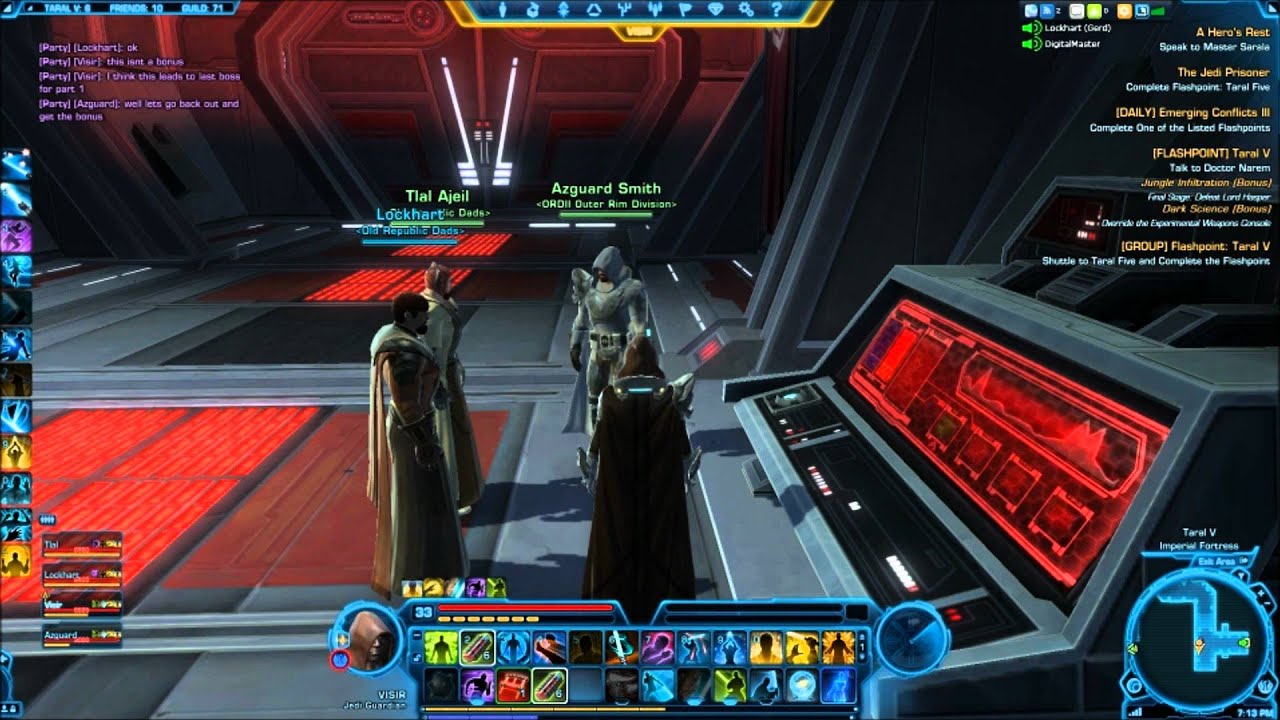SWTOR: Taral V Flashpoint (Phase I Jedi Prisoner) - Part 4 - YouTube