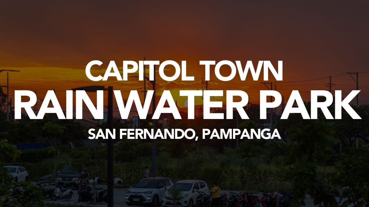 Exploring the new Rain Water Park in Capitol Town, Pampanga // Darwin ...