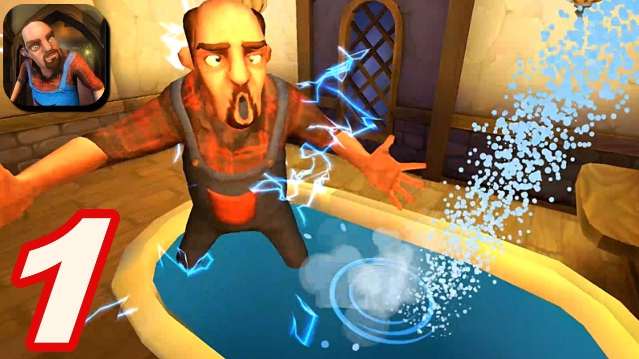 Scary Neighbor 3D - Levels 1-8 | Gameplay Walkthrough Part 1 | Android ...