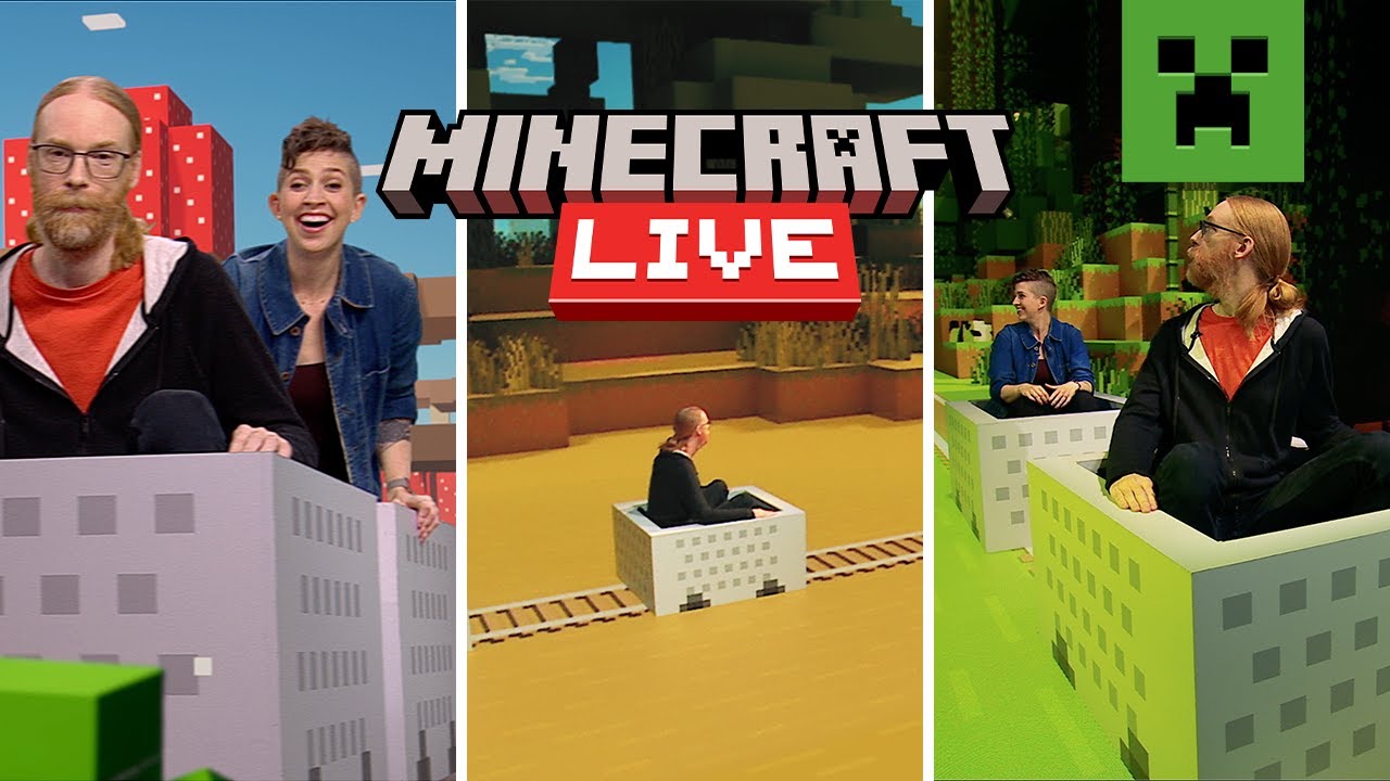 Minecraft Live 2023: A wild minecart ride! - YouTube