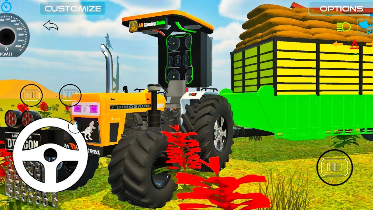 Swaraj 855 New Mode l tractor wala cartoon l gadi wala cartoon l chhotu ...