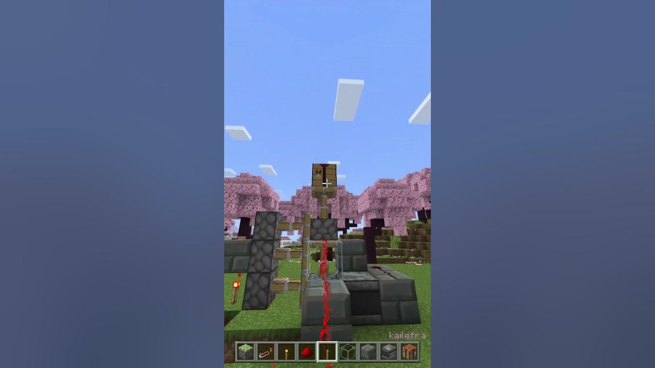 how to make a secret entance | kailefra #minecraft #fyp #foryoupage ...