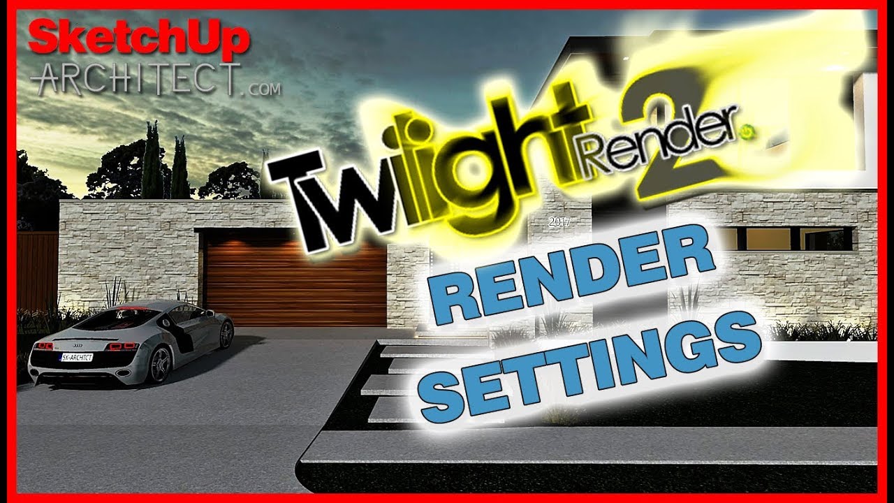 How to Render with Sketchup and Twilight Render - beginner tutorial - YouTube