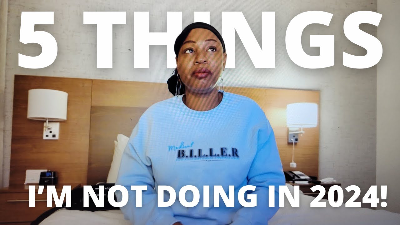 5 THINGS I AM NOT DOING IN 2024 AS A MEDICAL BILLER - YouTube