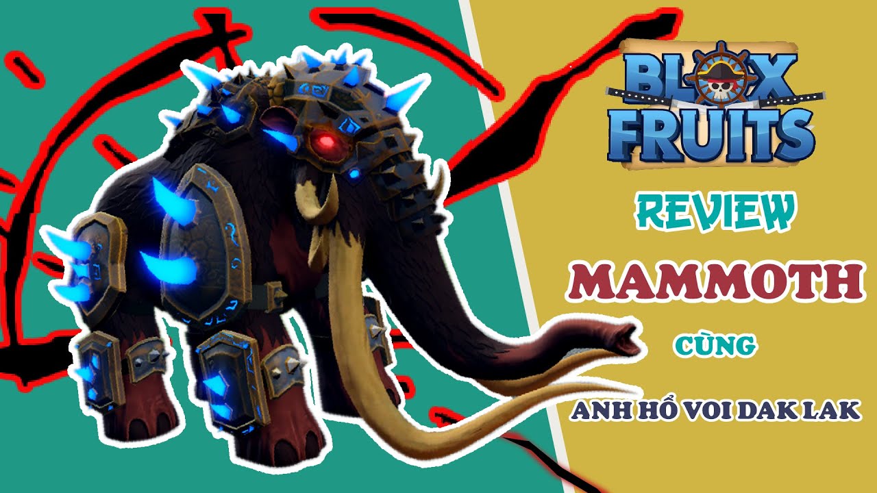 ROBLOX - REVIEW VÀ SHOWCASE MAMMOTH TRONG UPDATE 20 - BLOX FRUIT - YouTube