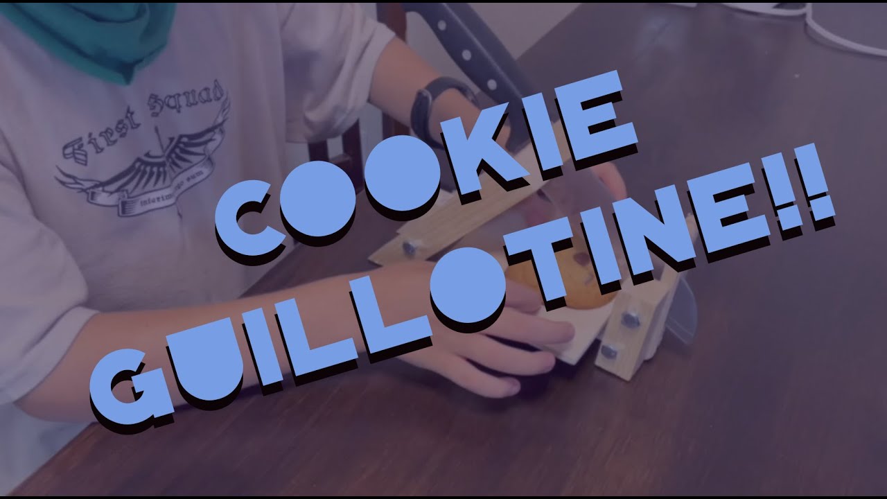 The Clean Cut Cookie Guillotine - YouTube