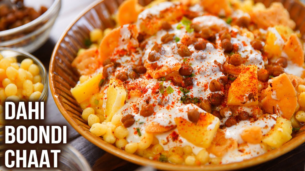 Dahi Boondi Chaat Recipe | How to Make Boondi Papdi Chaat at Home ...