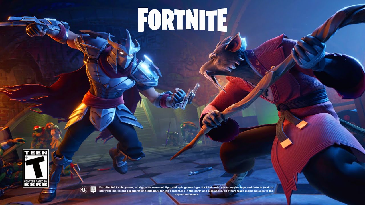 New TMNT skins! (Shredder & Splinter) Fortnite - YouTube