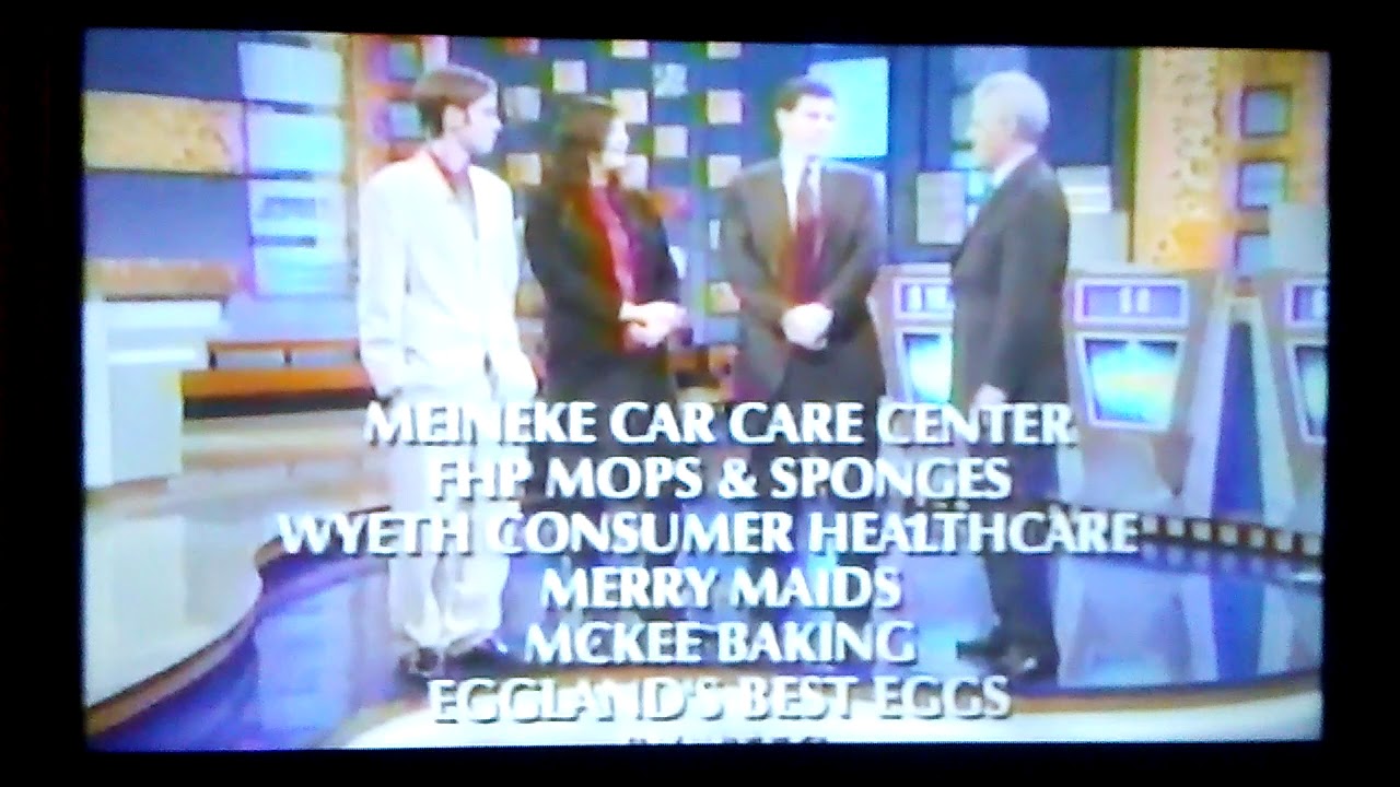 Jeopardy! Season 21 Credits (9/20/2004) Tournament of Champions - YouTube