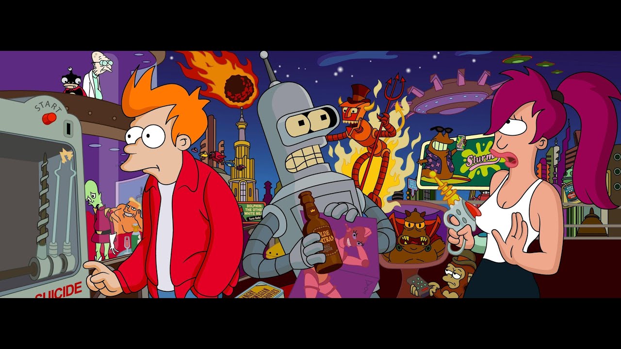 Sci-Fi Journeys - Futurama - Fry and the Slurm Factory Review - YouTube