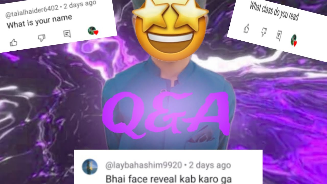 My first Q&A |Face reveal 🤫| - YouTube