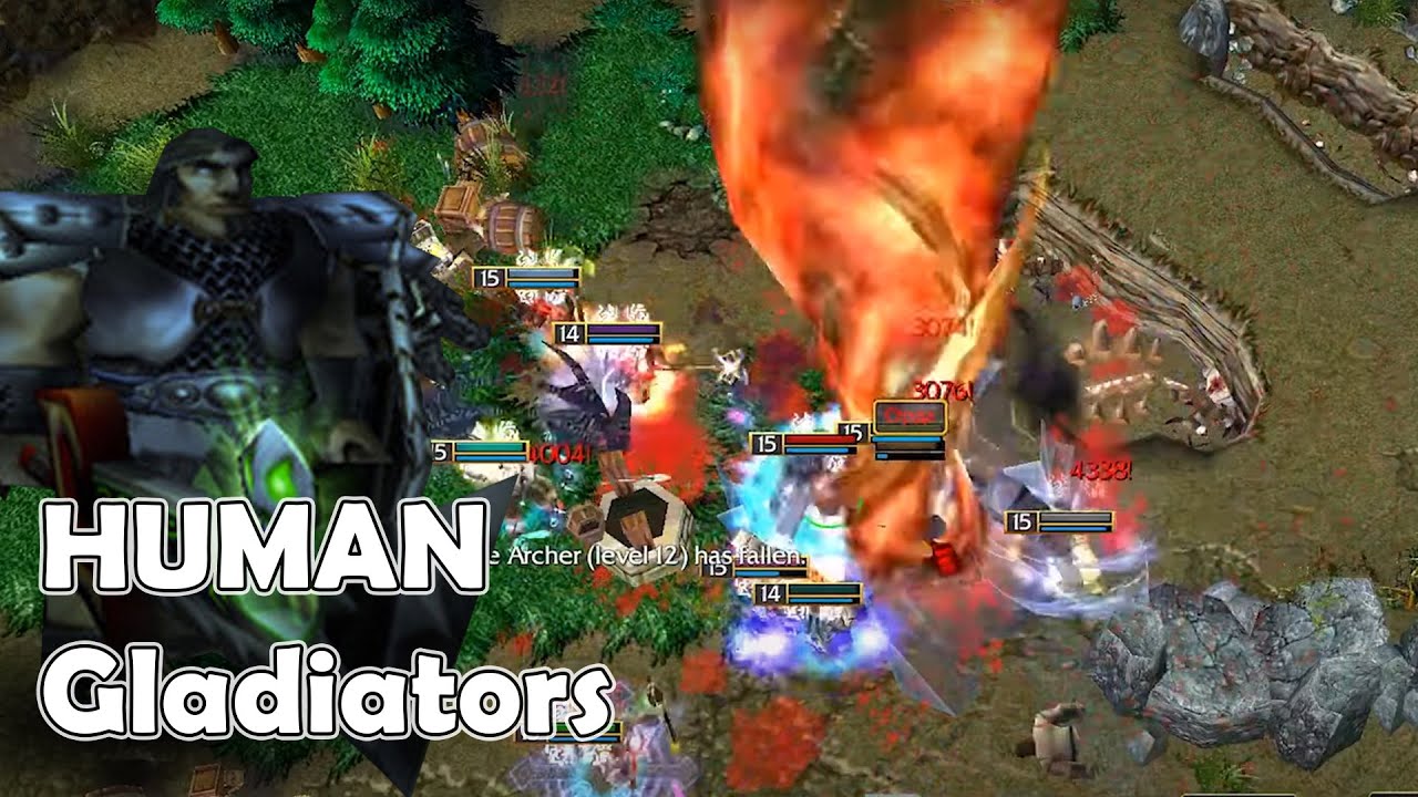 Human Gladiators FINAL | Warcraft 3 Gameplay - YouTube