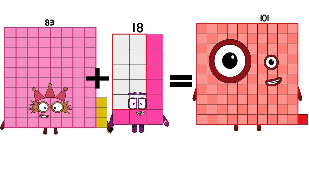 Meet the Math Facts - Double Digit Addition - Numberblocks Addition Fun ...