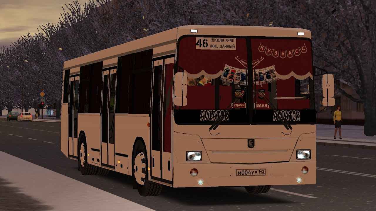 OMSI 2 Чистогорская область 0.9.4 НефАЗ 5299-20-15 Маршрут 46+В гараж - YouTube