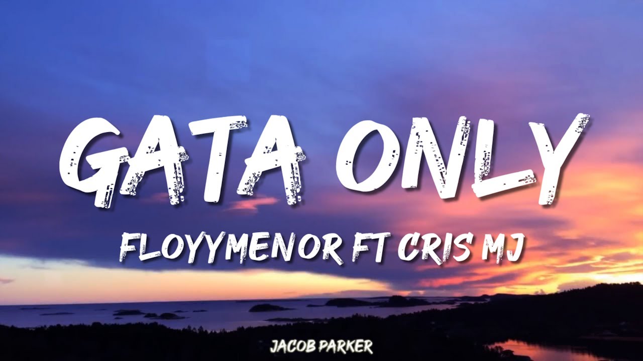FloyyMenor - GATA ONLY ft. Cris MJ (Letra/Lyrics) - YouTube