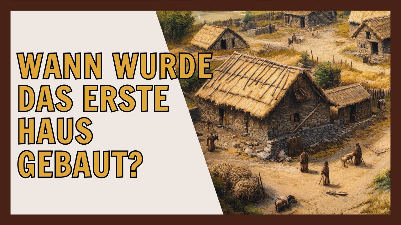 Wann wurde das erste Haus gebaut? Die Geschichte des ersten Haus - YouTube