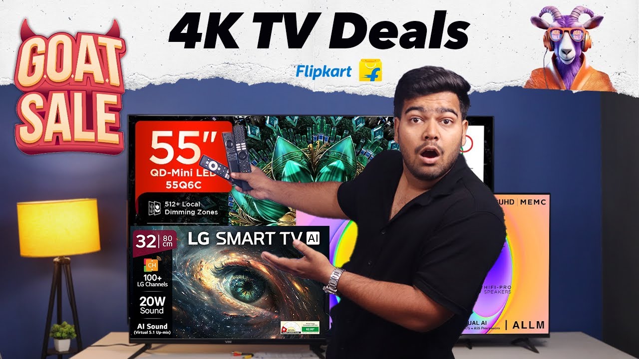 Flipkart Freedom Sale 🔥 4K Smart TV Deals | 43 inch to 65 -inch - YouTube