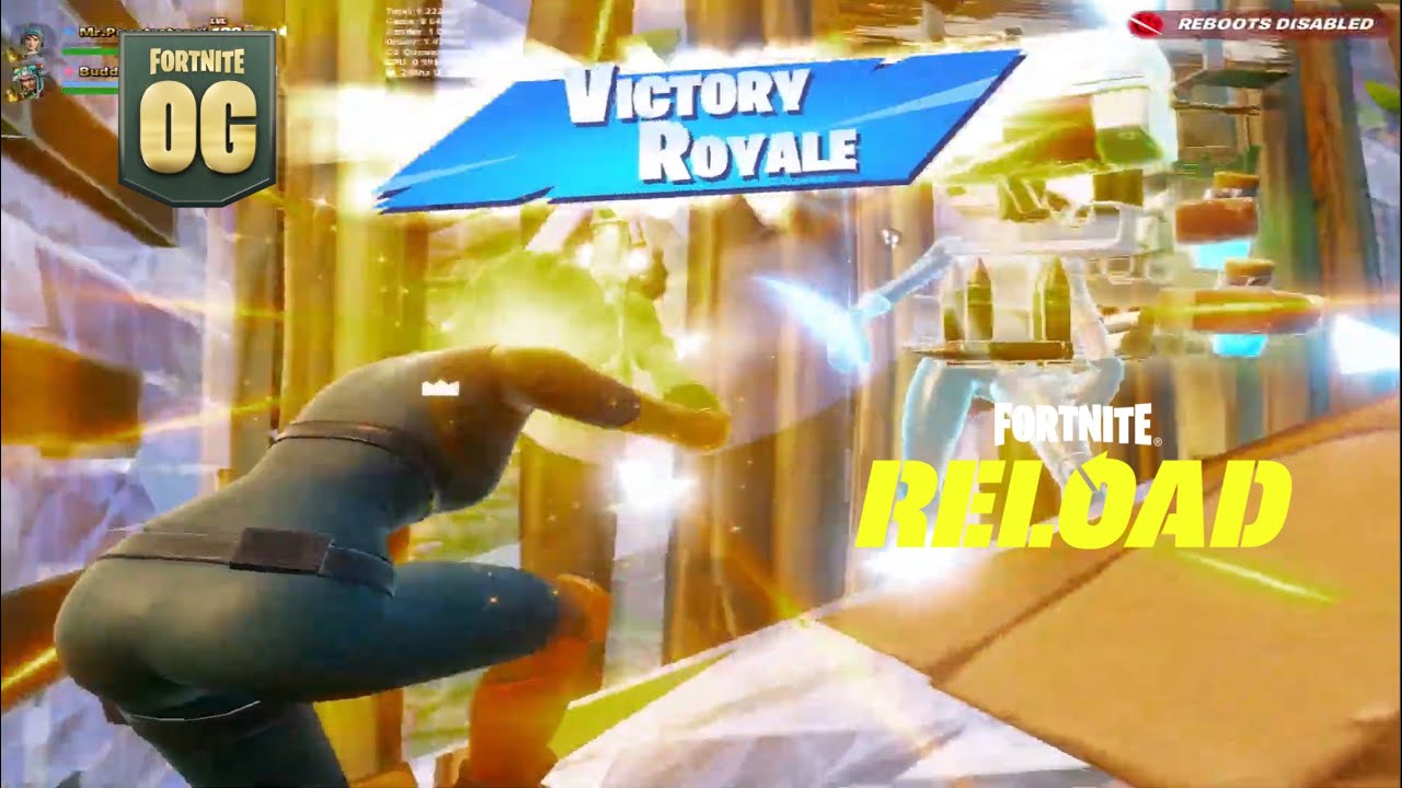 OG Fortnite Reload stretch resolution Keyboard and Mouse Gameplay - YouTube