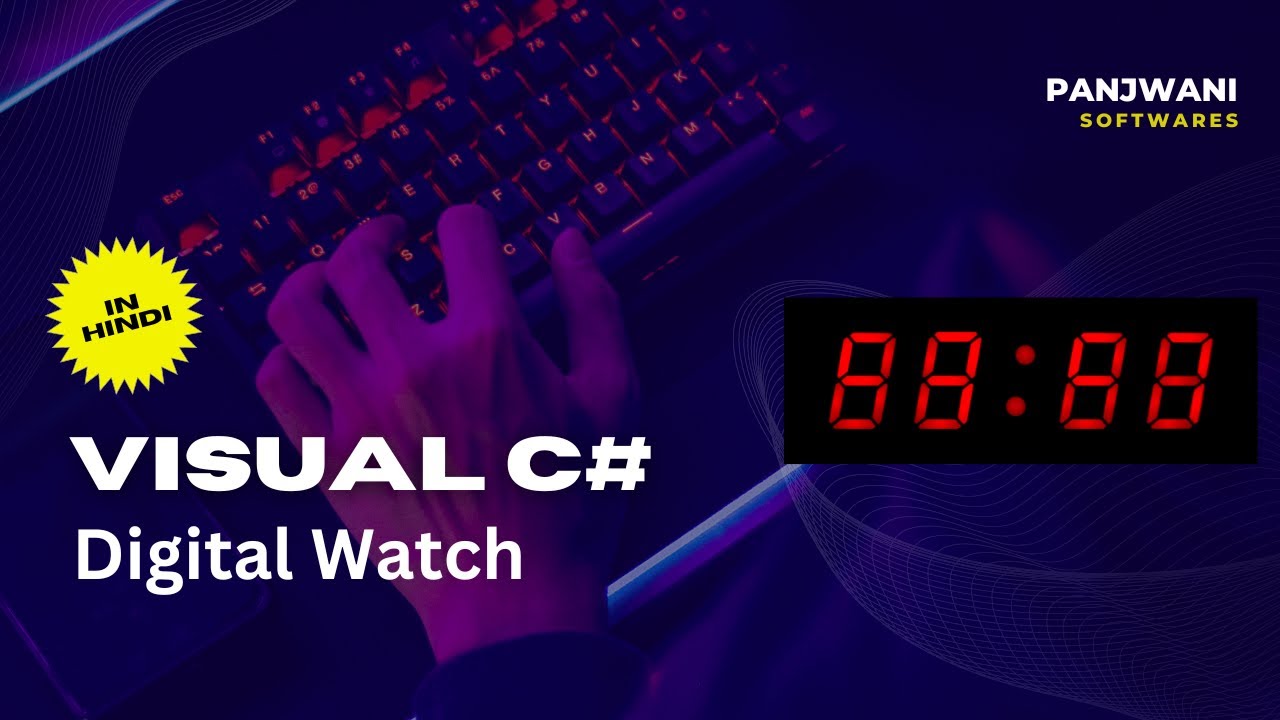 Digital Watch Using C By Pankaj Panjwani Youtube