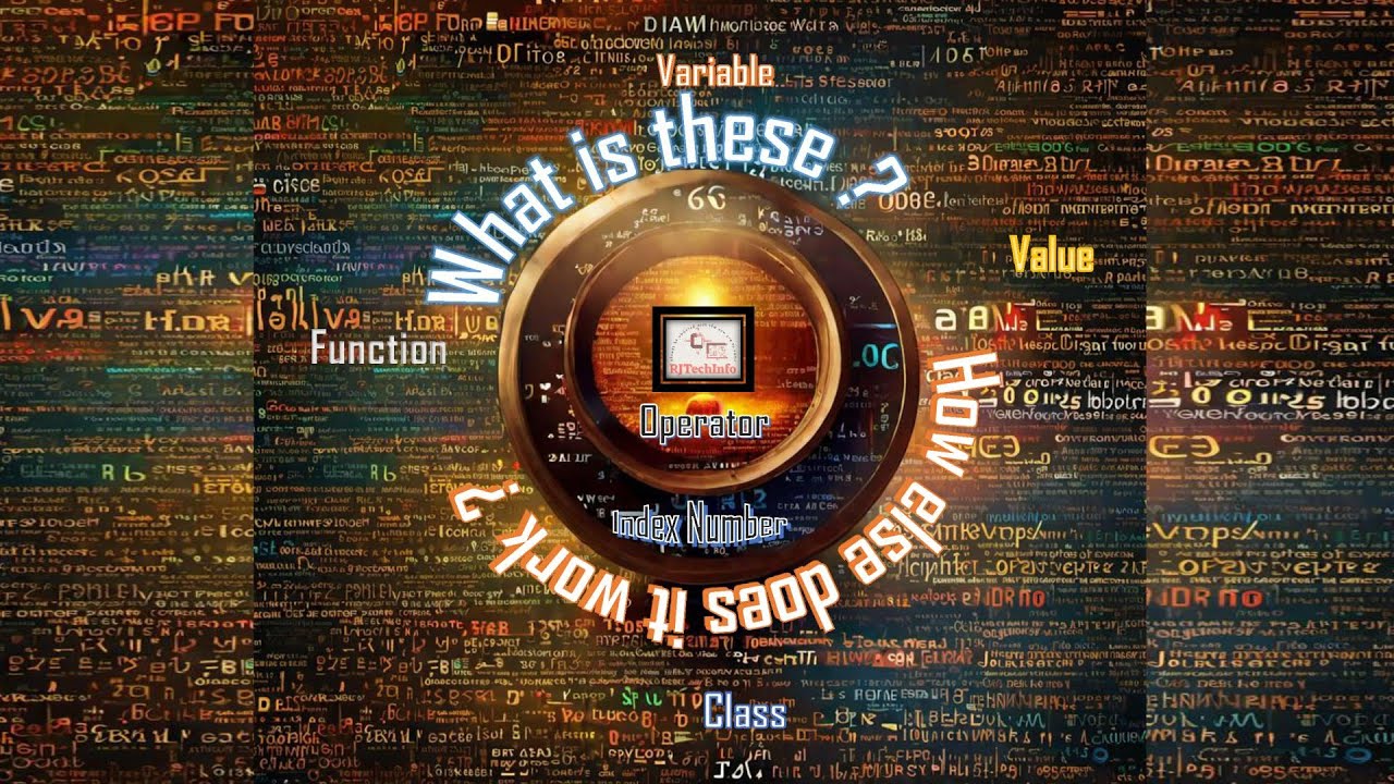 In Programming, what is variable, value, operator, function and class ...