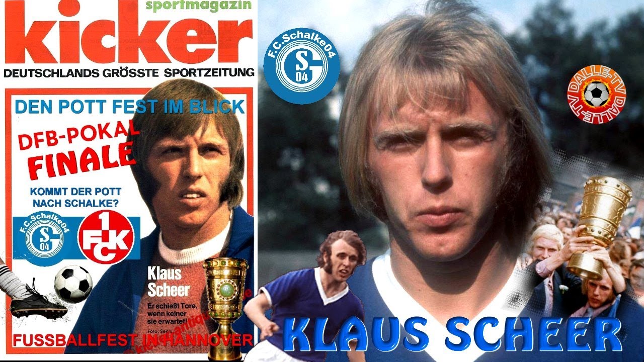 Klaus Scheer - Schalke 04 / Pokalsieger 1972 - YouTube