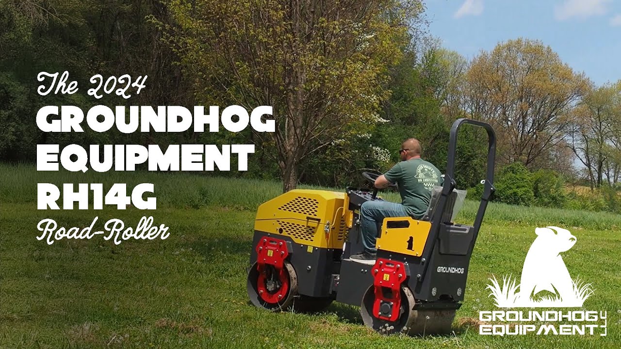 The New & Improved 2024 Groundhog RH14G Road Roller - YouTube