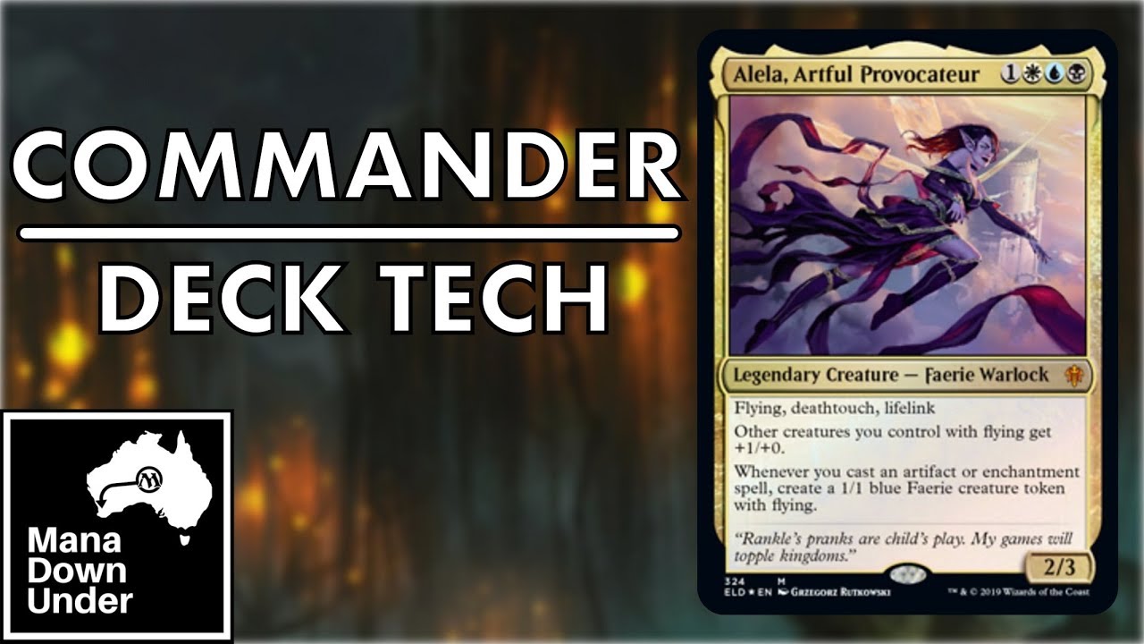 Commander Deck Tech - Alela, Artful Provocateur - Faerie Flying Tribal ...