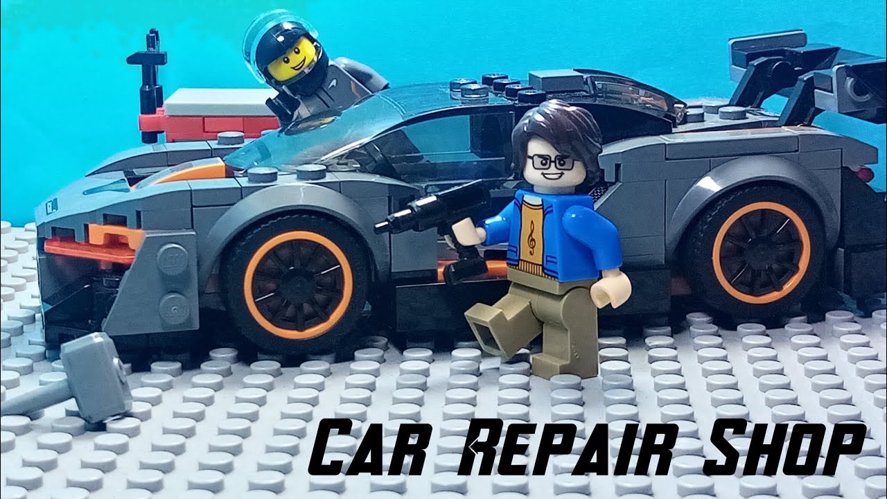 Lego Car Repair Shop (Lego Stopmotion) - YouTube