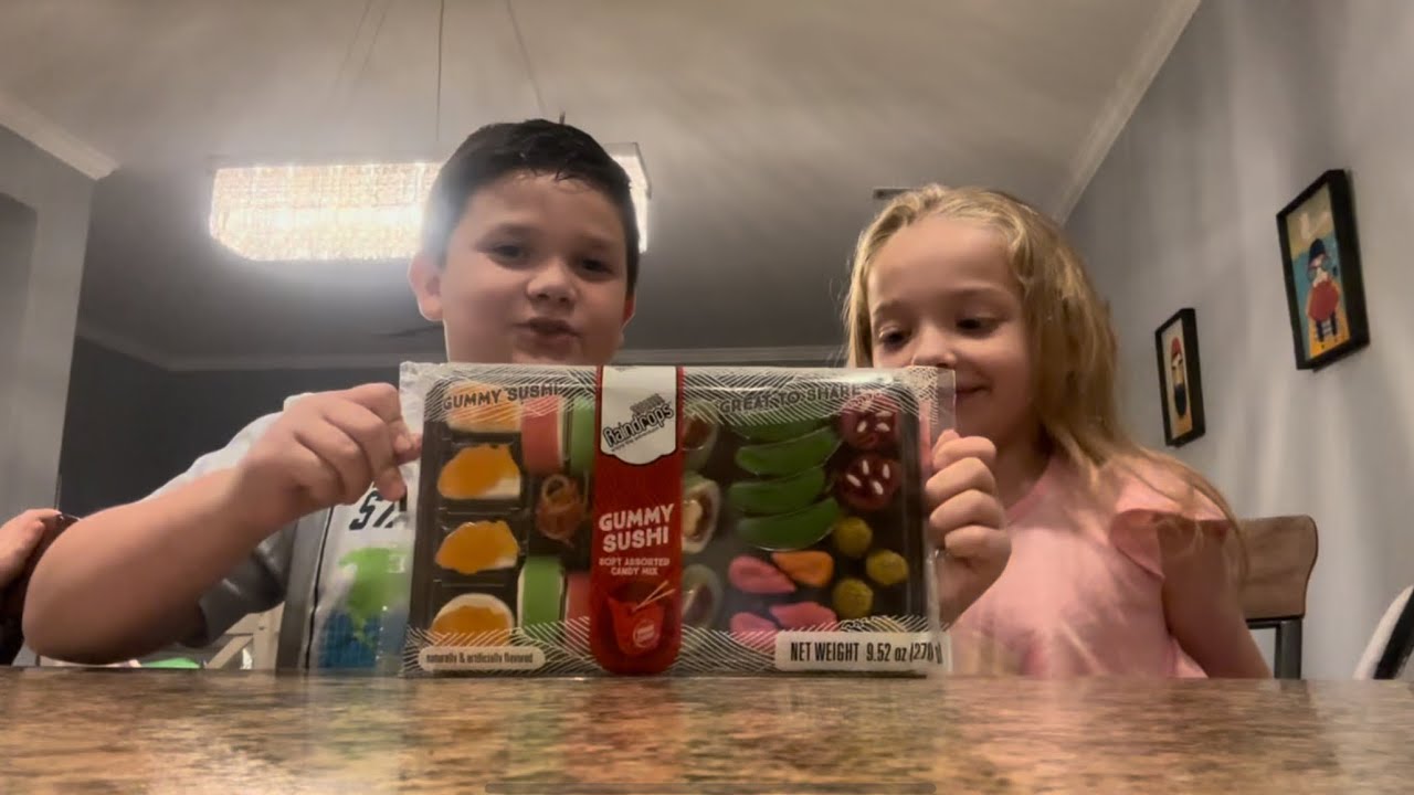 Gummy Sushi Taste Testing - YouTube
