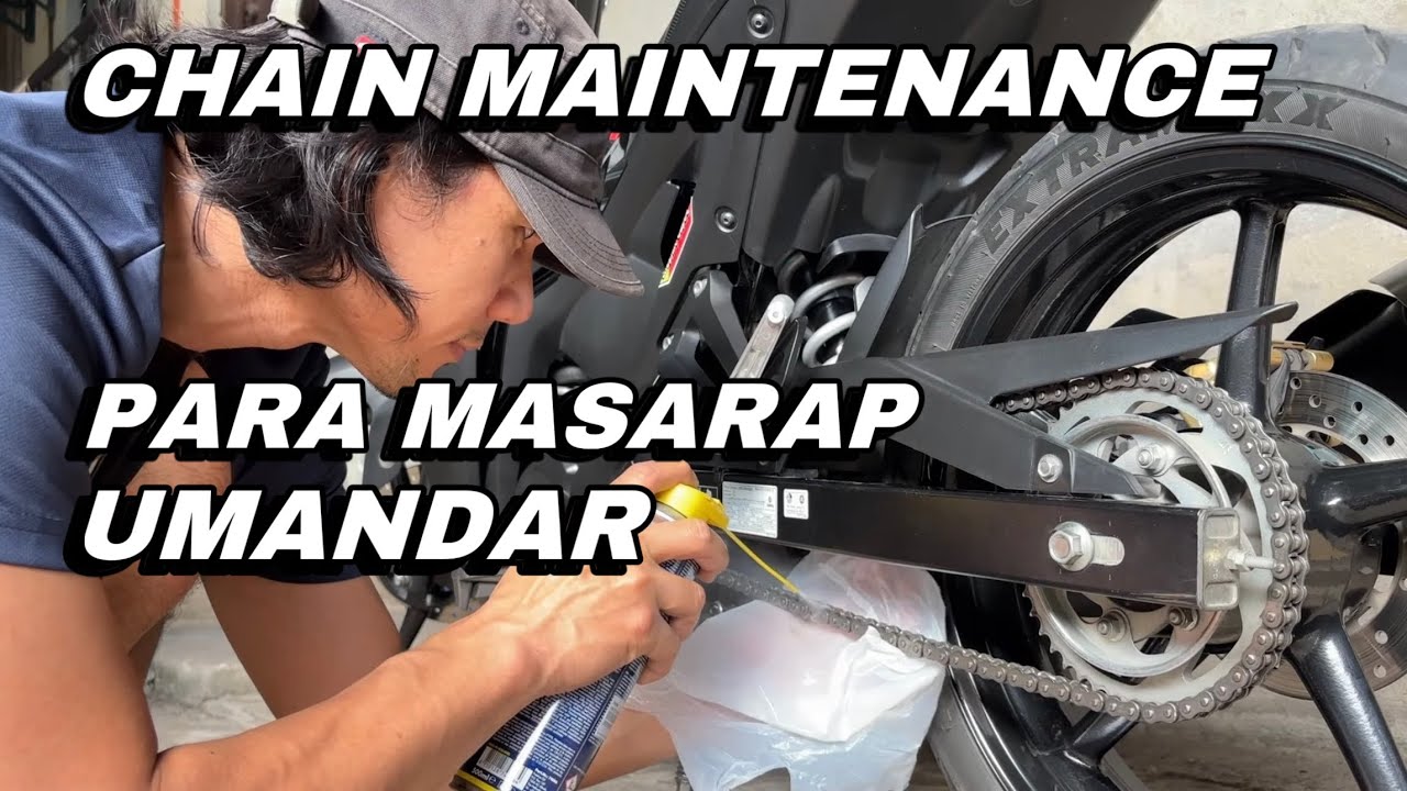 HOW TO ADJUST SNIPER 155 CHAIN - YouTube